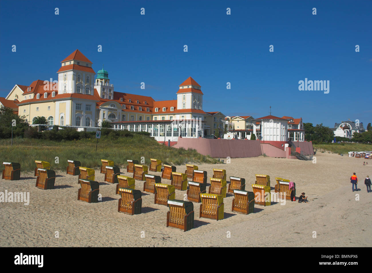 West Pomerania, Rugen, Binz Kurhaus Stock Photo - Alamy