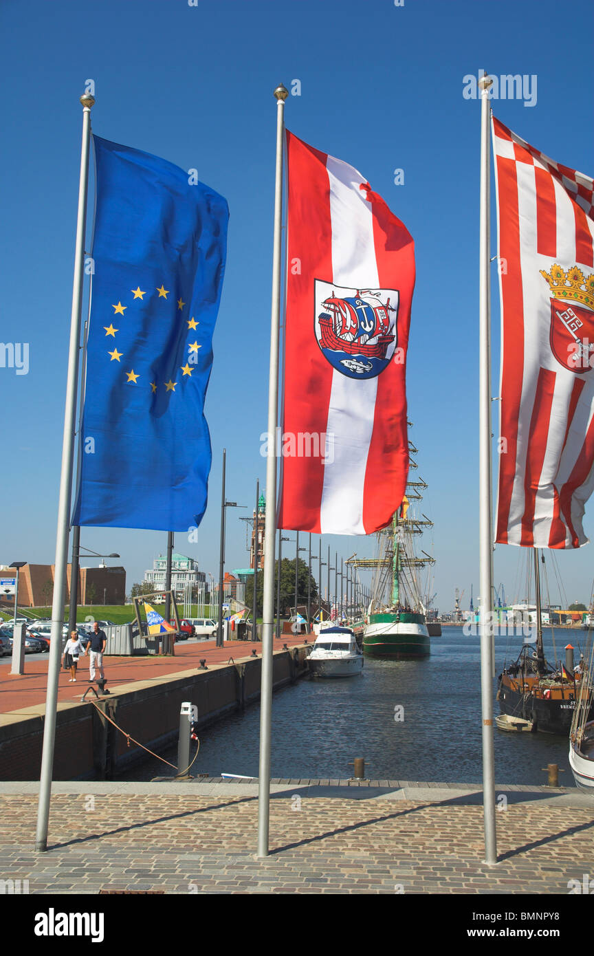 Bremerhaven, Historic Docks Stock Photo - Alamy