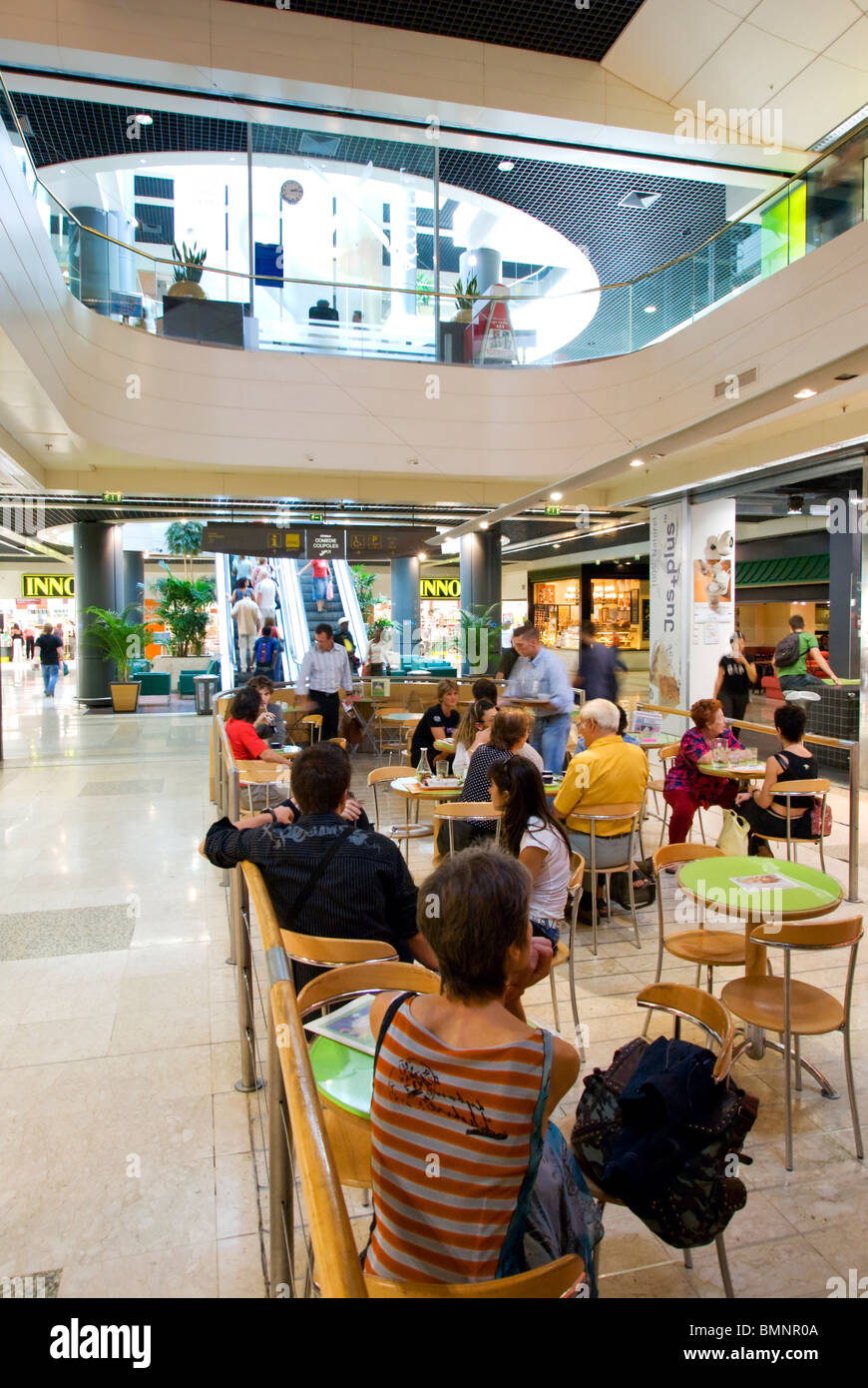 Inside french shopping center hi-res stock photography and images - Alamy