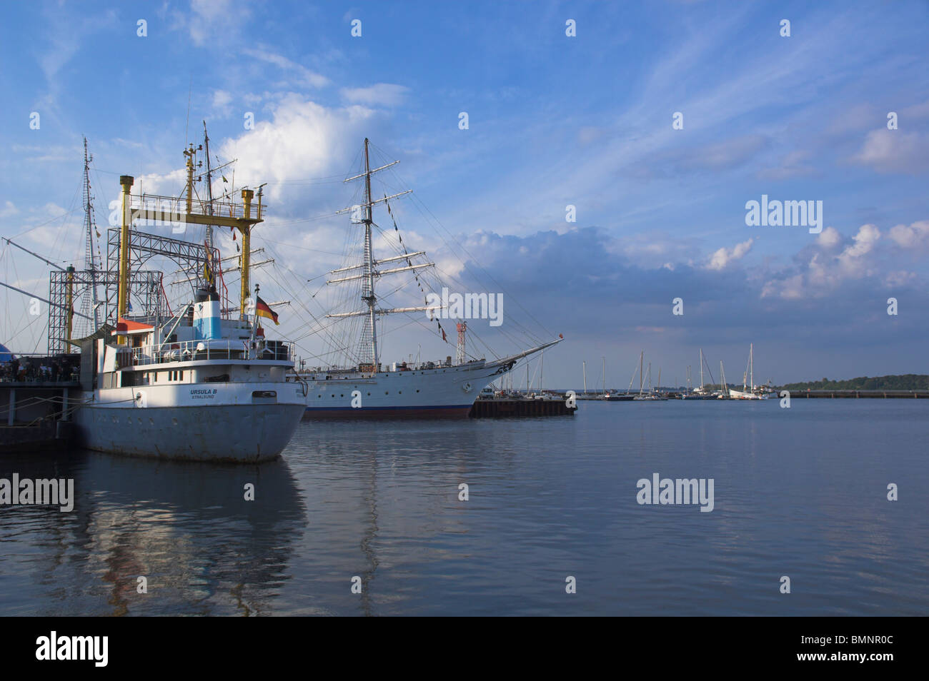 West Pomerania, Baltic, Stralsund Port Stock Photo - Alamy
