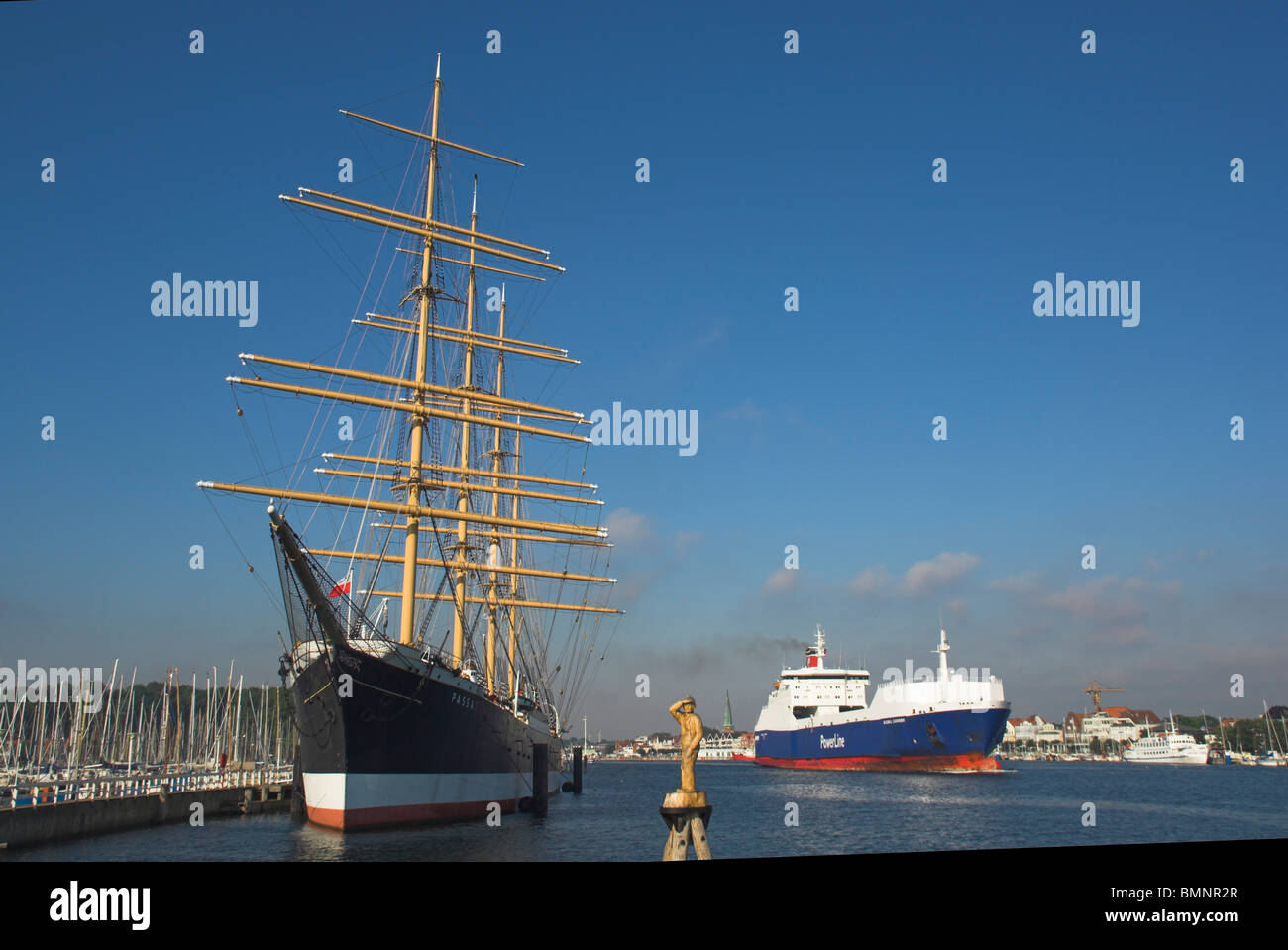 Schleswig Holstein, Travemunde Port Stock Photo - Alamy