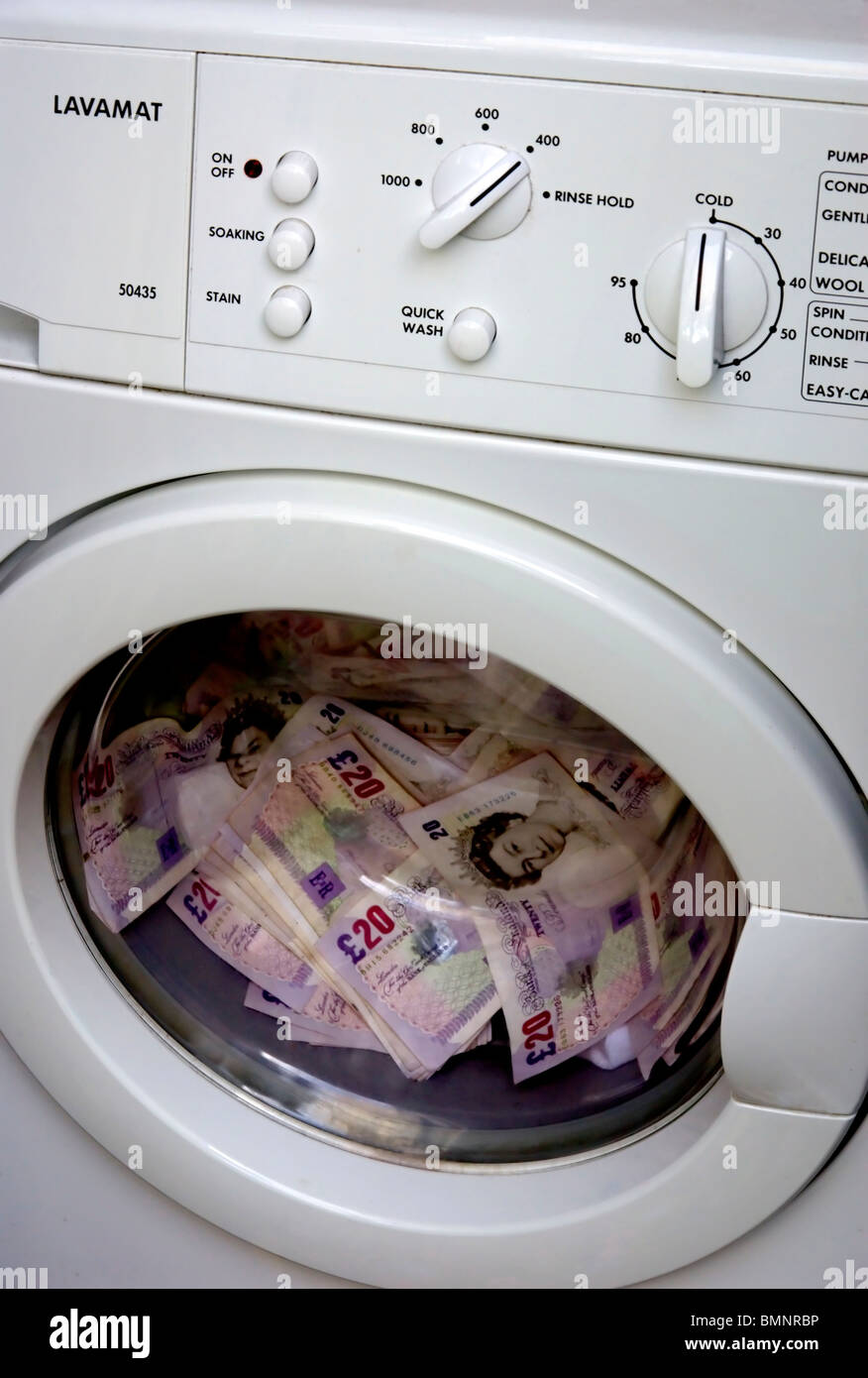 Money Laundering In Washing Machine High Resolution Stock Photography ...