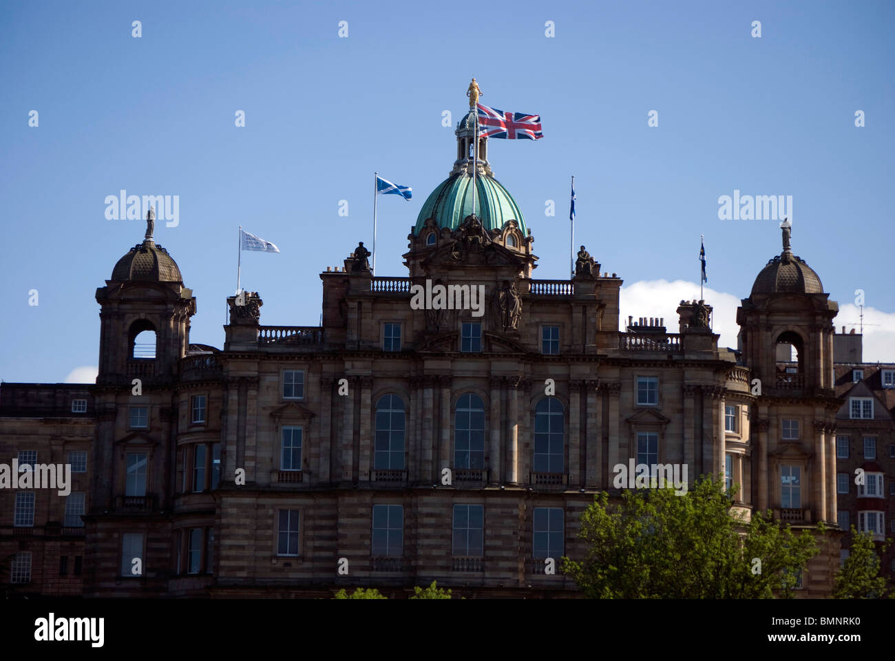 The Bank of Scotland Headquarters building in the centre of Edinburgh ...