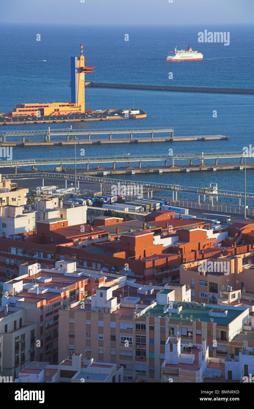 Port From Alcazaba Stock Photo - Alamy