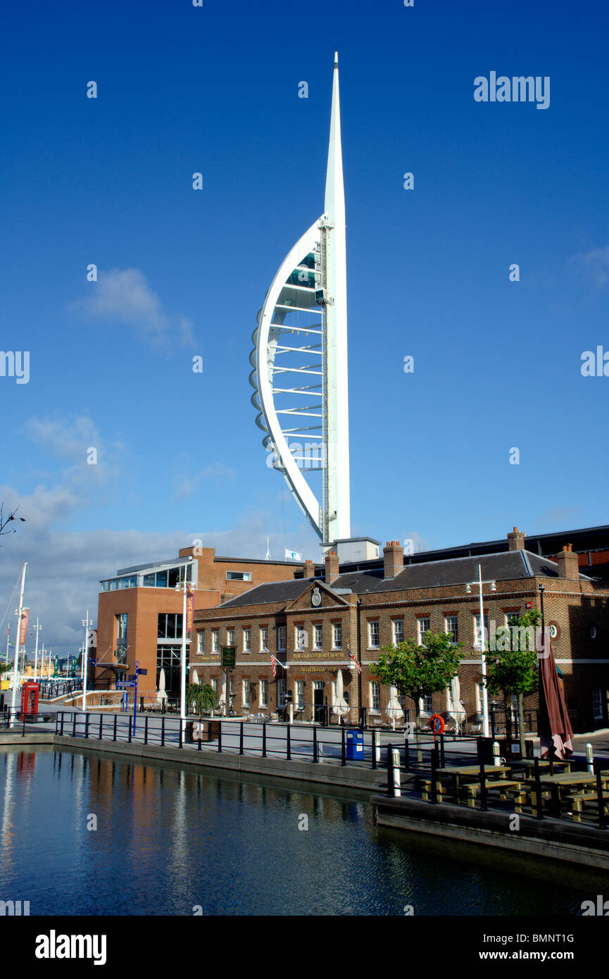 Portsmouth, Spinnaker Tower Stock Photo - Alamy