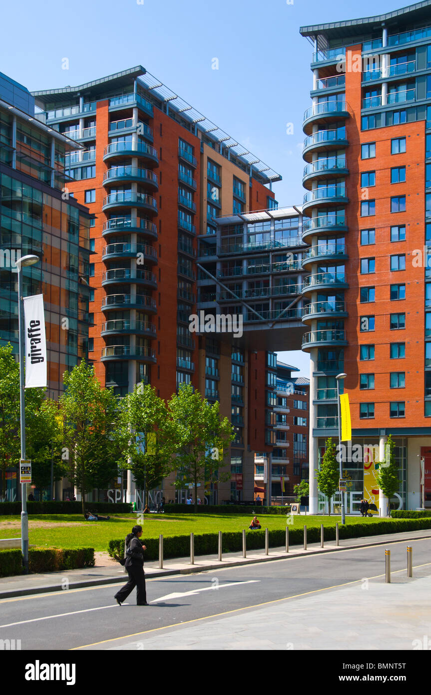 Leftbank apartment buildings at the Spinningfields development ...