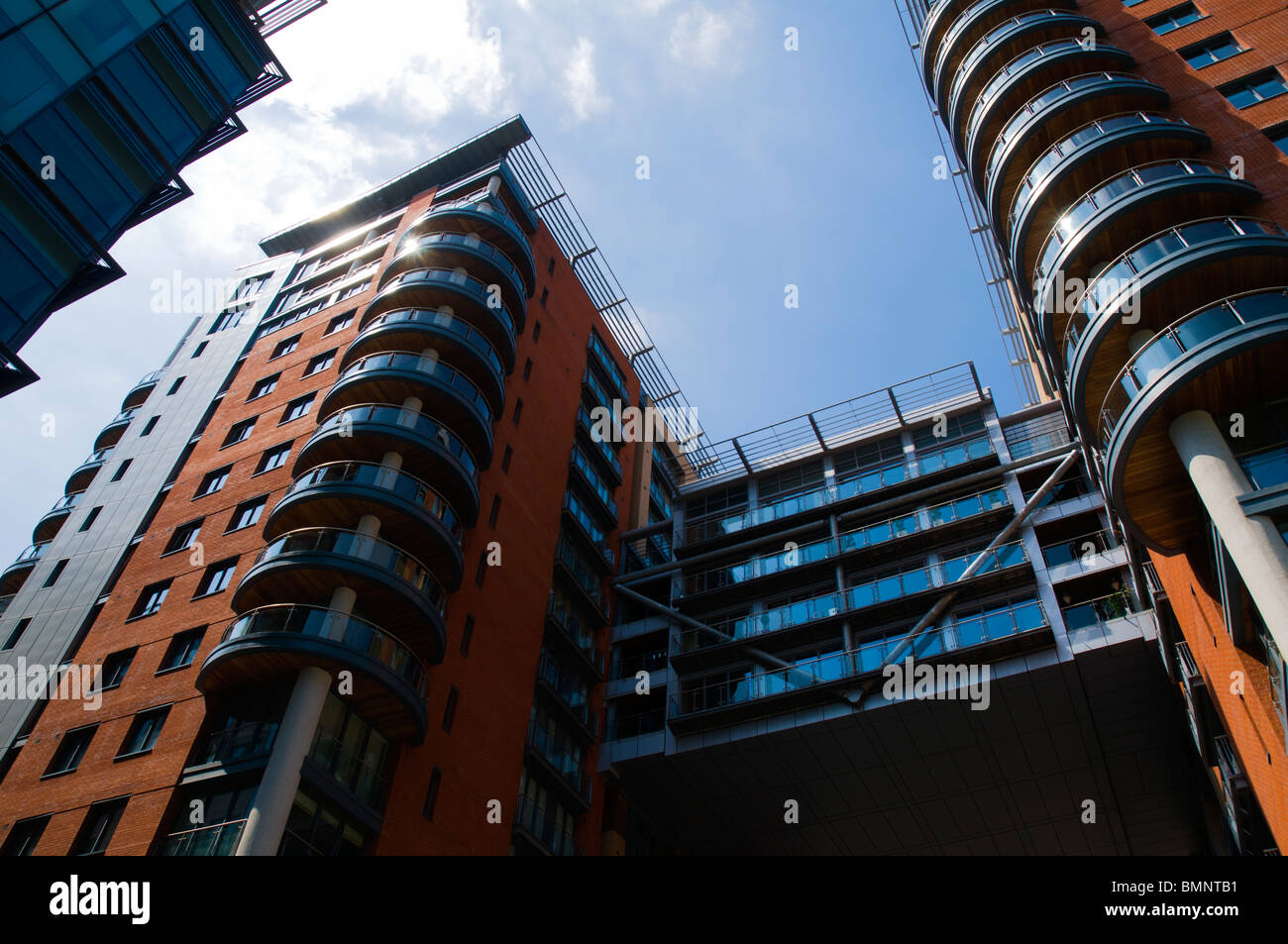 The Leftbanka apartment buildings at the Spinningfields development ...
