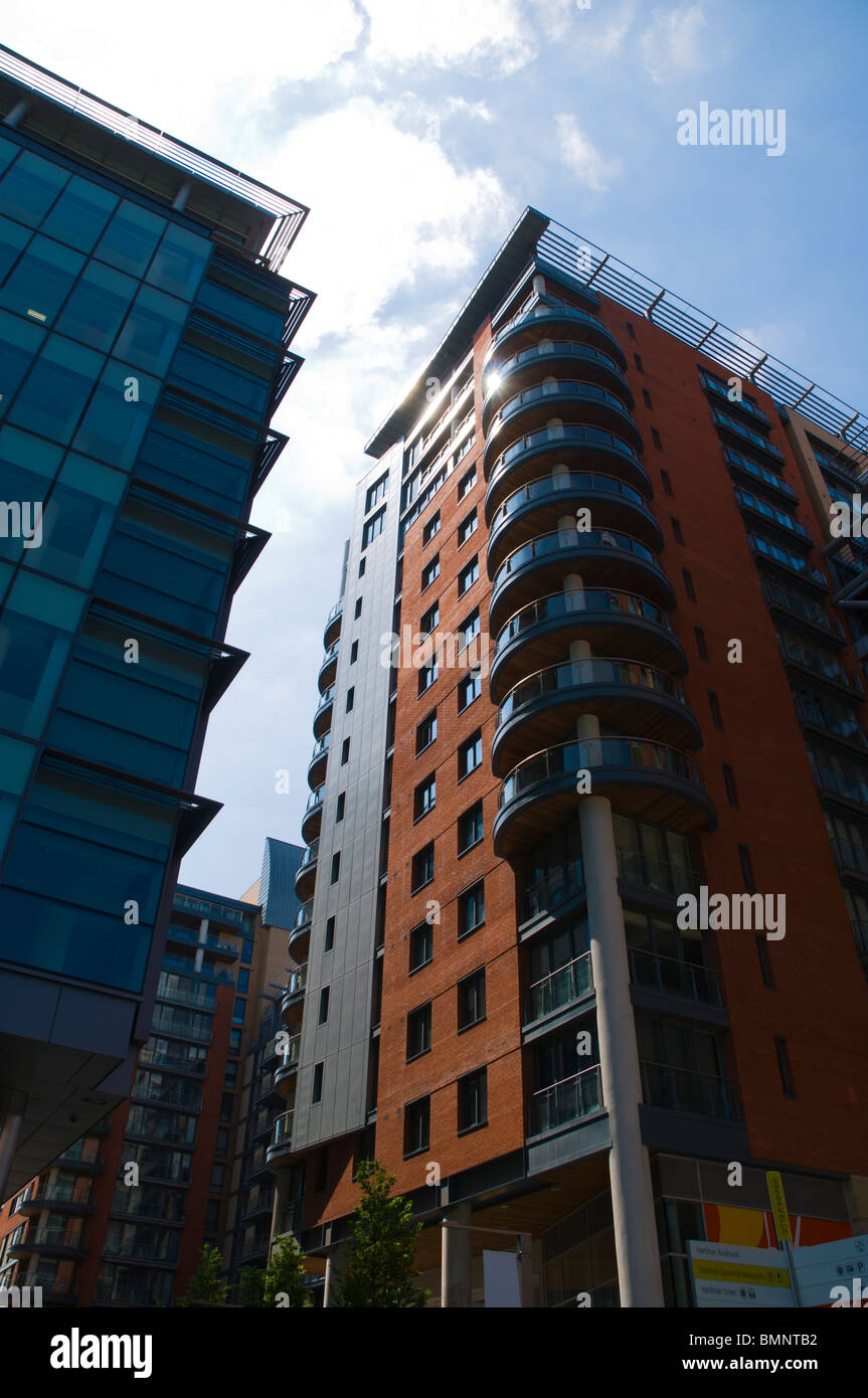 The Leftbank apartment buildings at the Spinningfields development ...