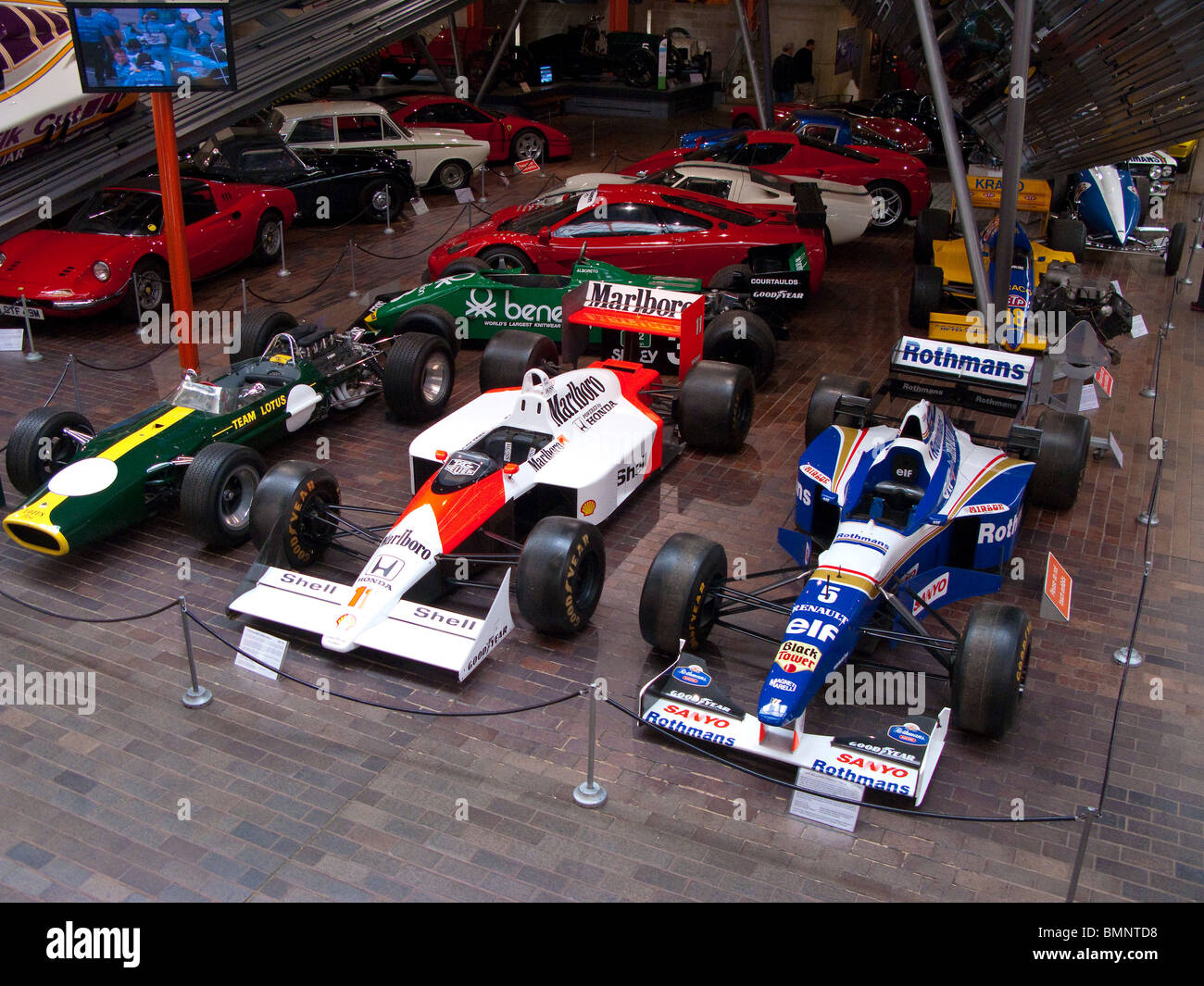 Racing cars at Beaulieu Motor Museum, Hampshire Stock Photo: 29983668 ...