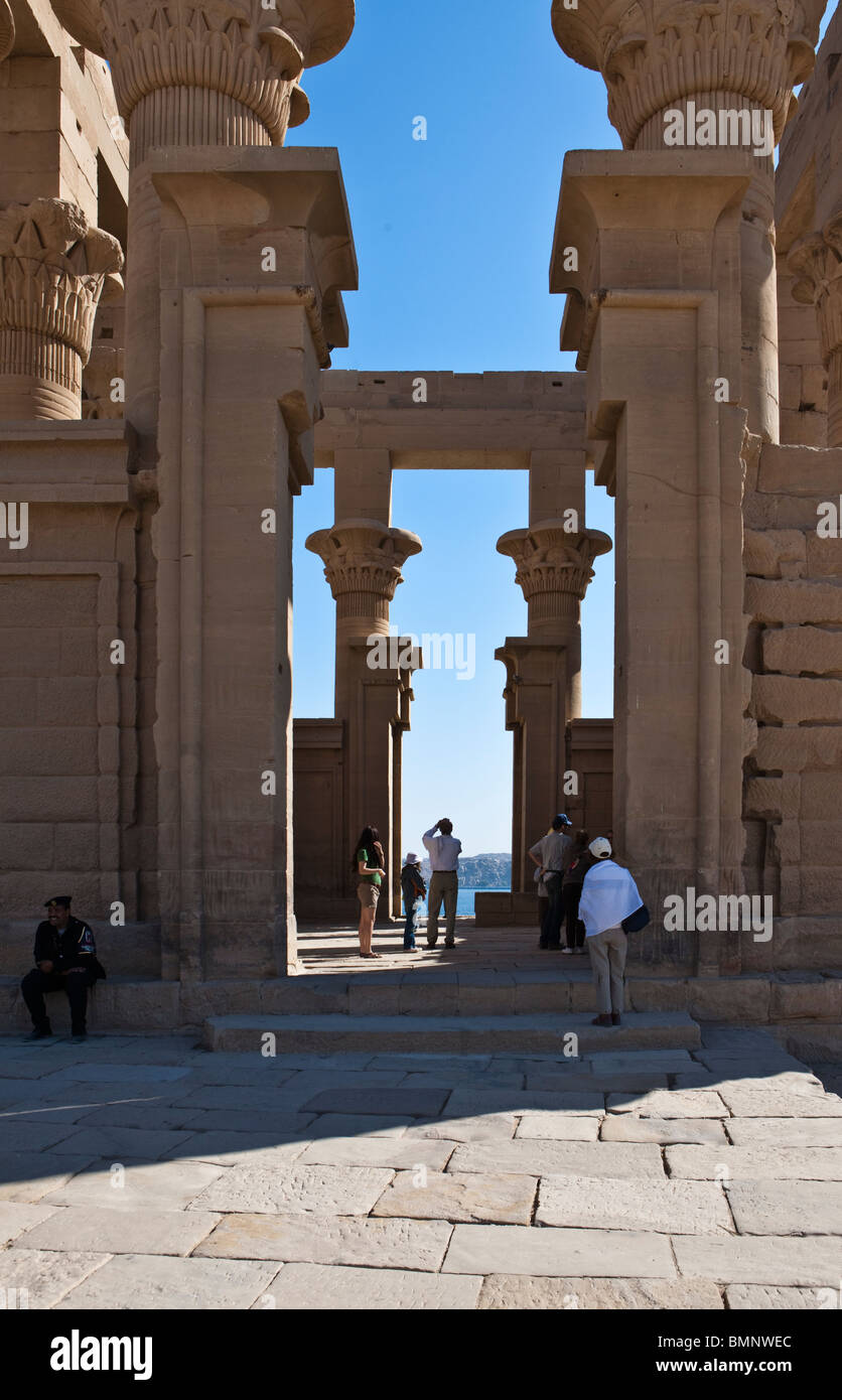 Egypt, Aswan, the Philae temple Stock Photo - Alamy