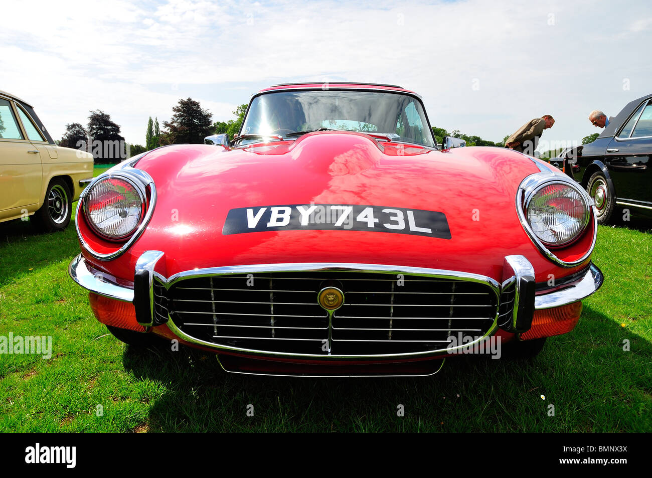 Jaguar E-type at Classic Car Show in Luton 2010 Stock Photo - Alamy