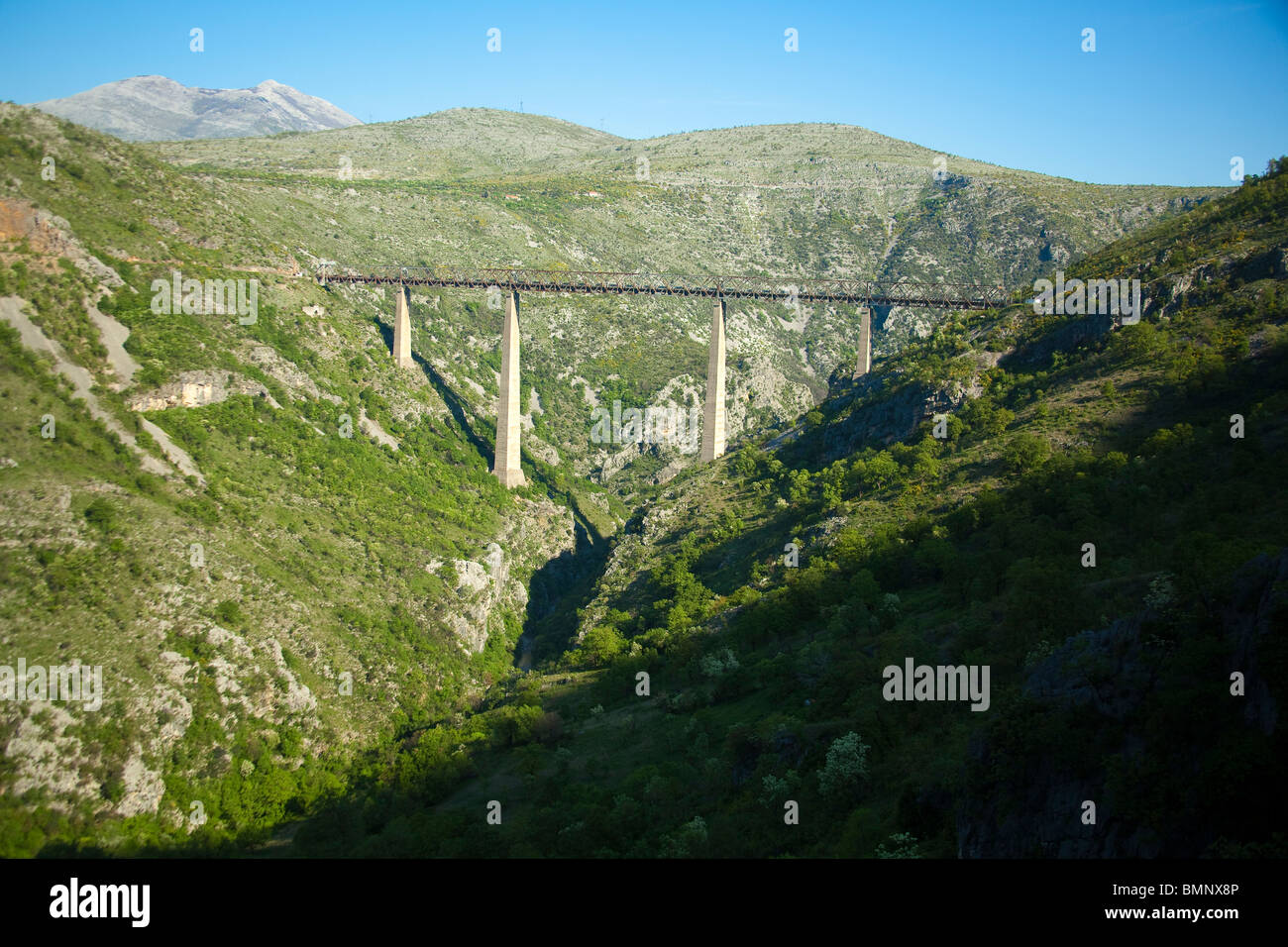 Moraca river montenegro train hi-res stock photography and images - Alamy
