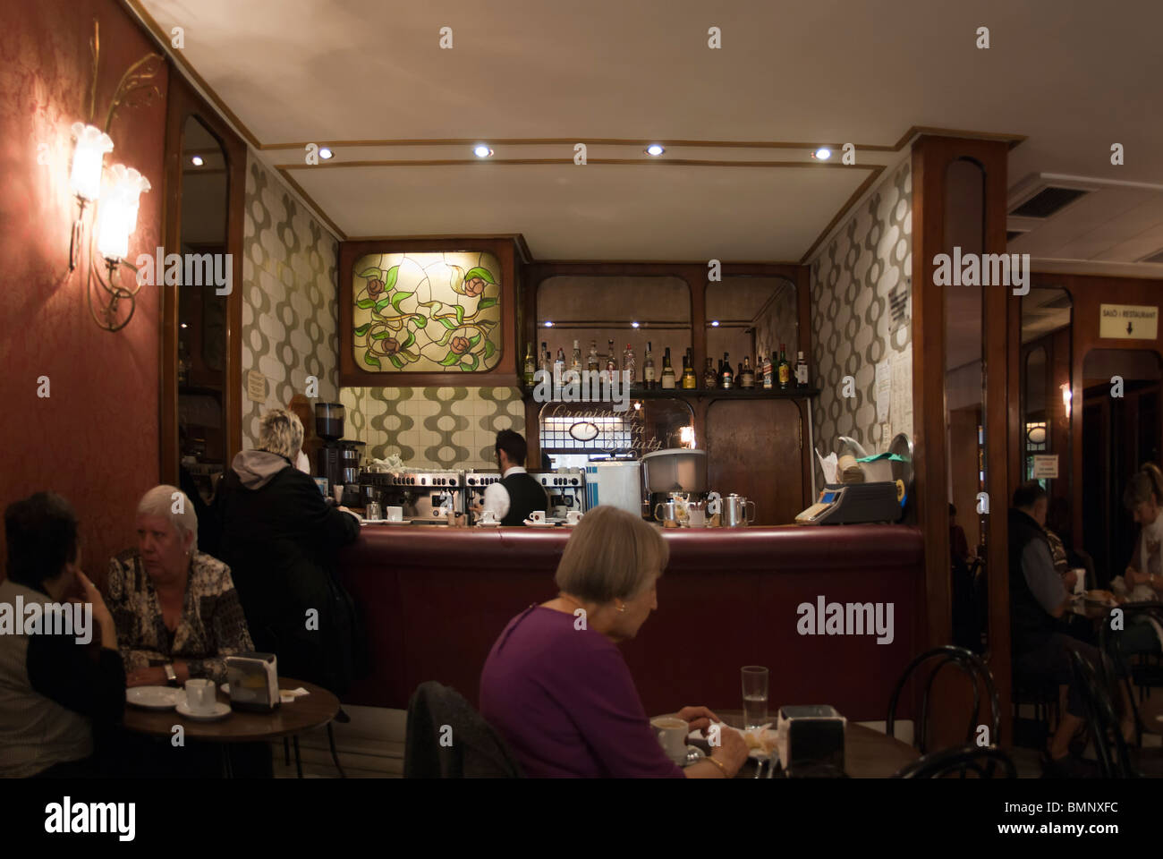 Cafe Mauri, Barcelona Stock Photo - Alamy