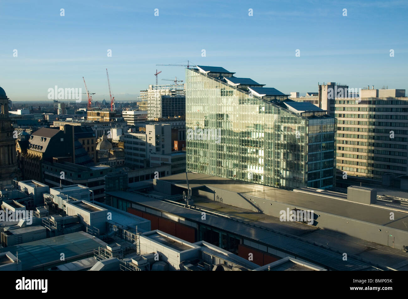 No.1 Deansgate building from the Wheel of Manchester, Exchange Square ...