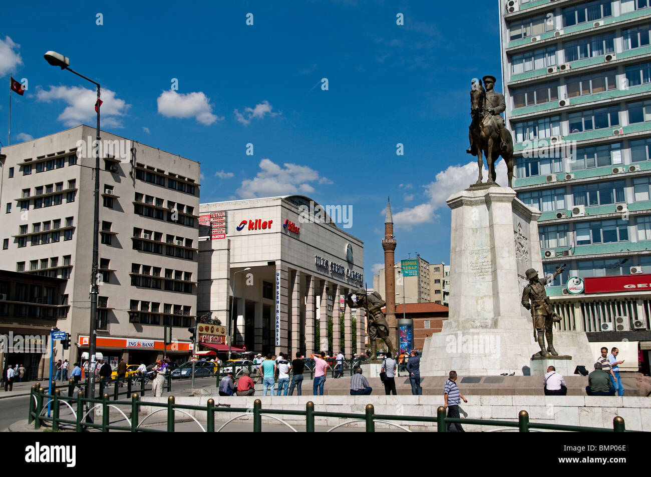 Ankara ataturk statue hi-res stock photography and images - Alamy