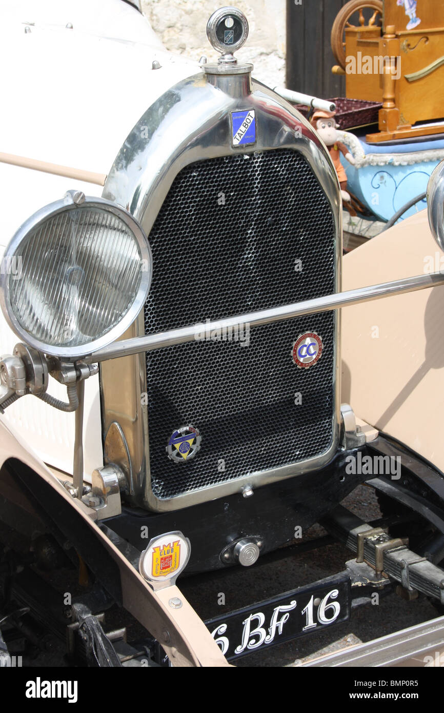 Radiator of Talbot car built in the 1920's Stock Photo - Alamy