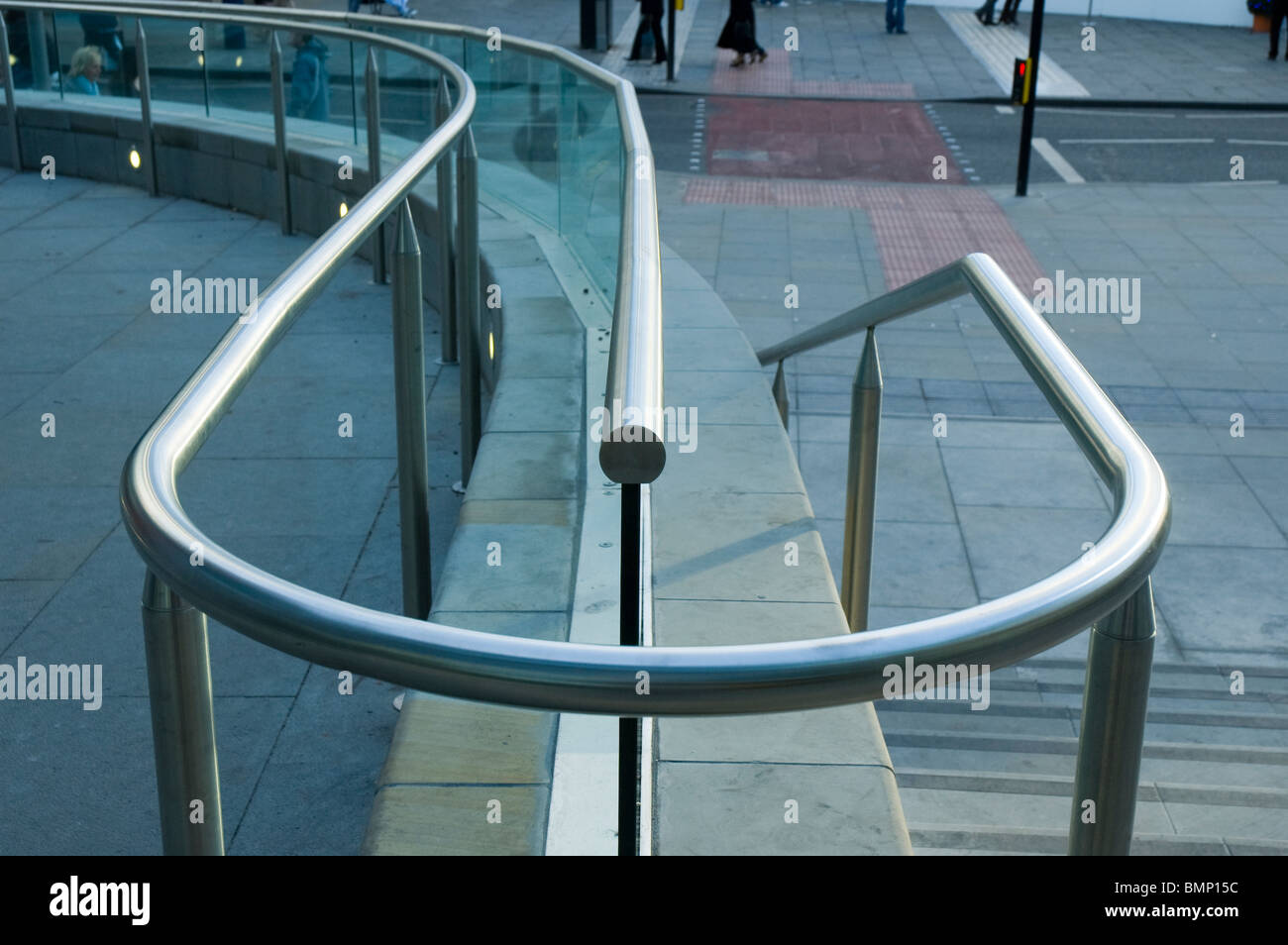 Curved handrail hi-res stock photography and images - Alamy