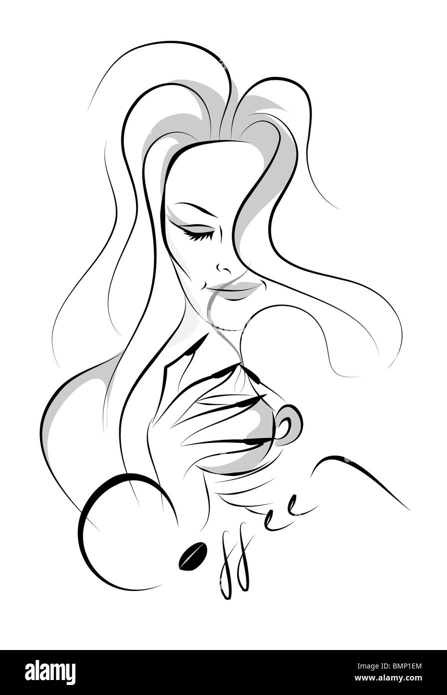 Coffee writing Black and White Stock Photos & Images - Alamy