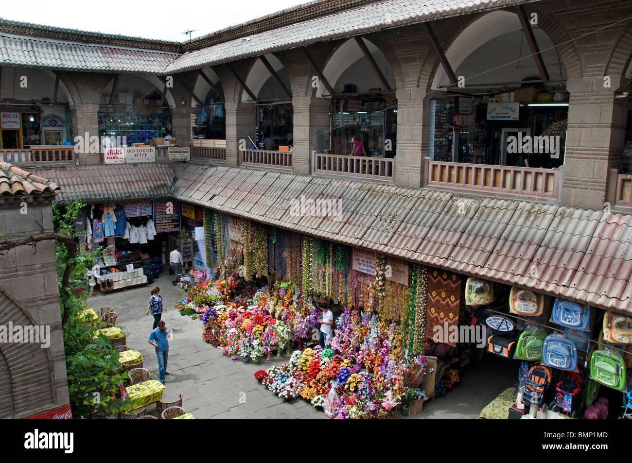 Vakif Suluhan Carsisi Han Carevanserai Old Ankara Turkey town city ...