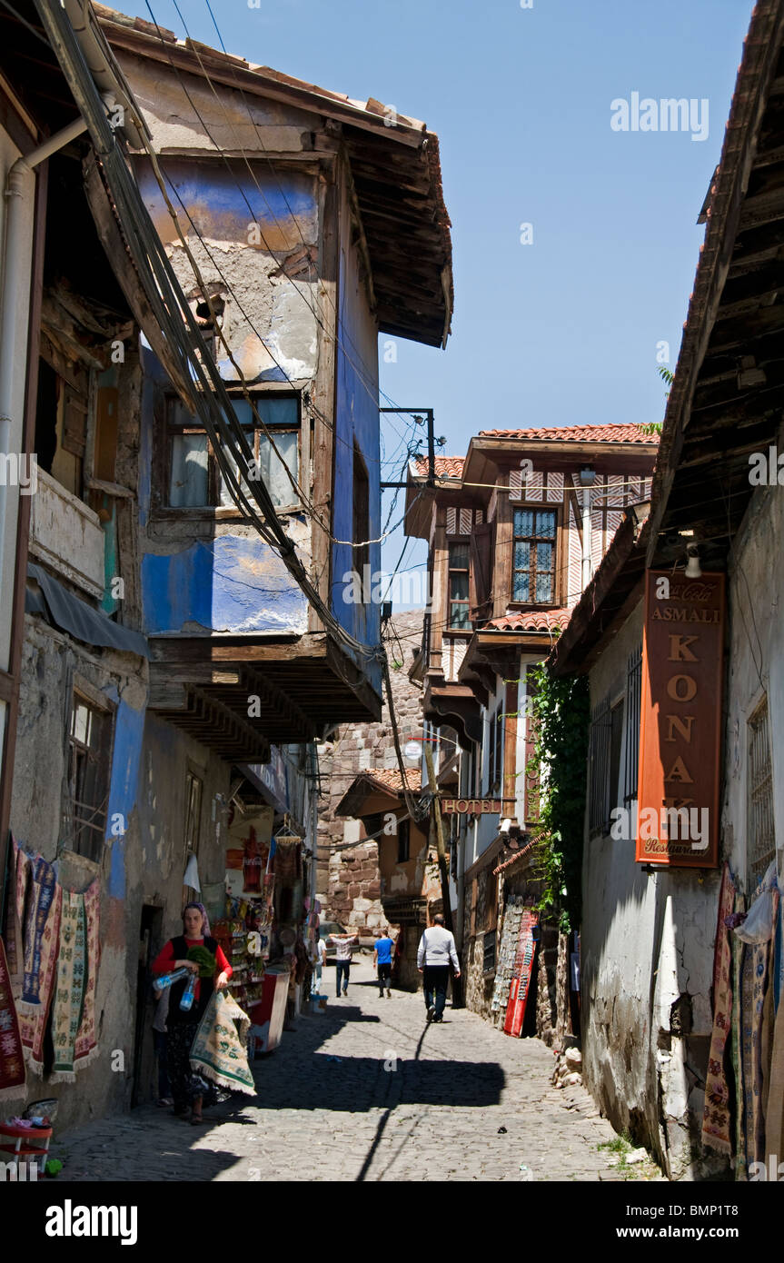 Old Ankara Turkey Citadel town city Turkish Market Stock Photo - Alamy