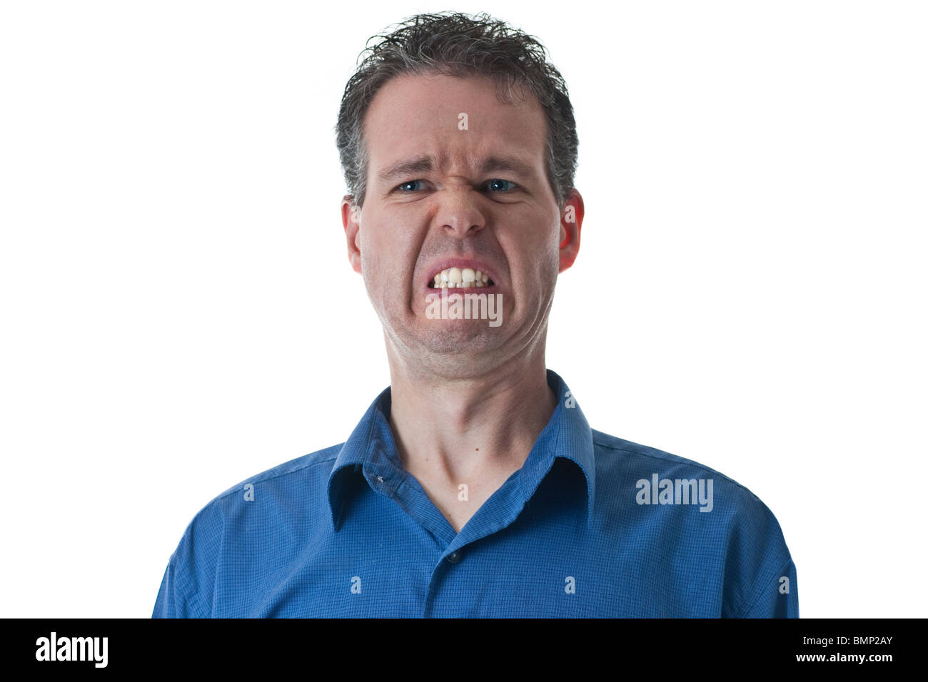 Snarling man hi-res stock photography and images - Alamy