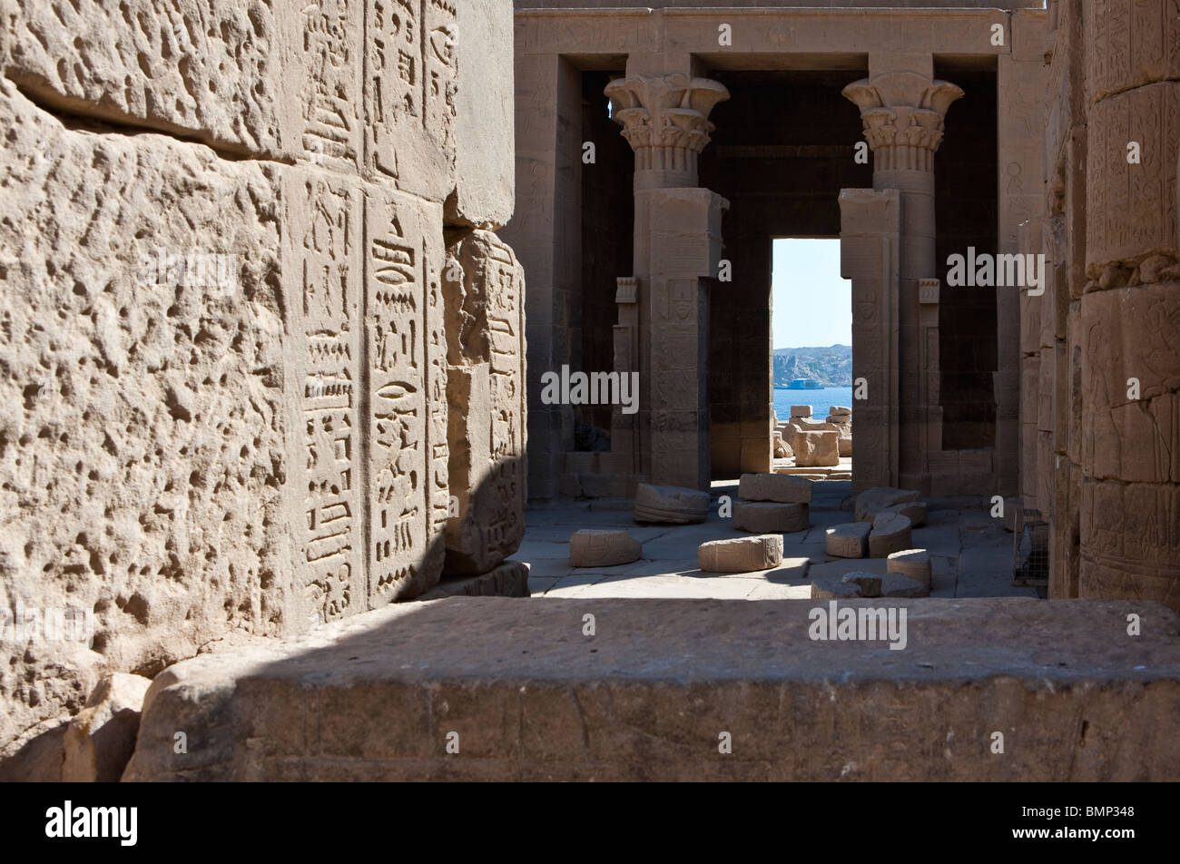 Egypt, Aswan, the Philae temple Stock Photo - Alamy