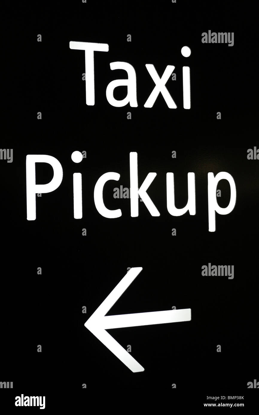 Taxi Pickup sign, London Stock Photo - Alamy