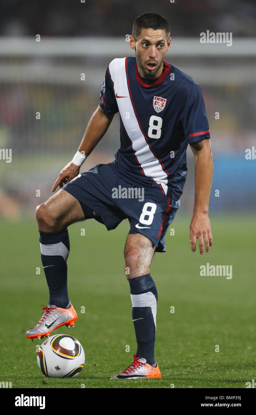 Clint Dempsey of the United States on the ball during a FIFA World Cup ...