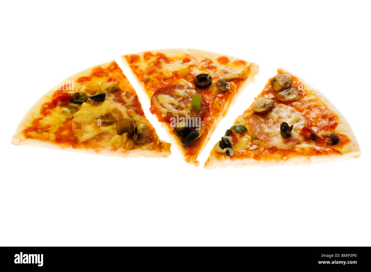 object on white - food pizza close up Stock Photo - Alamy