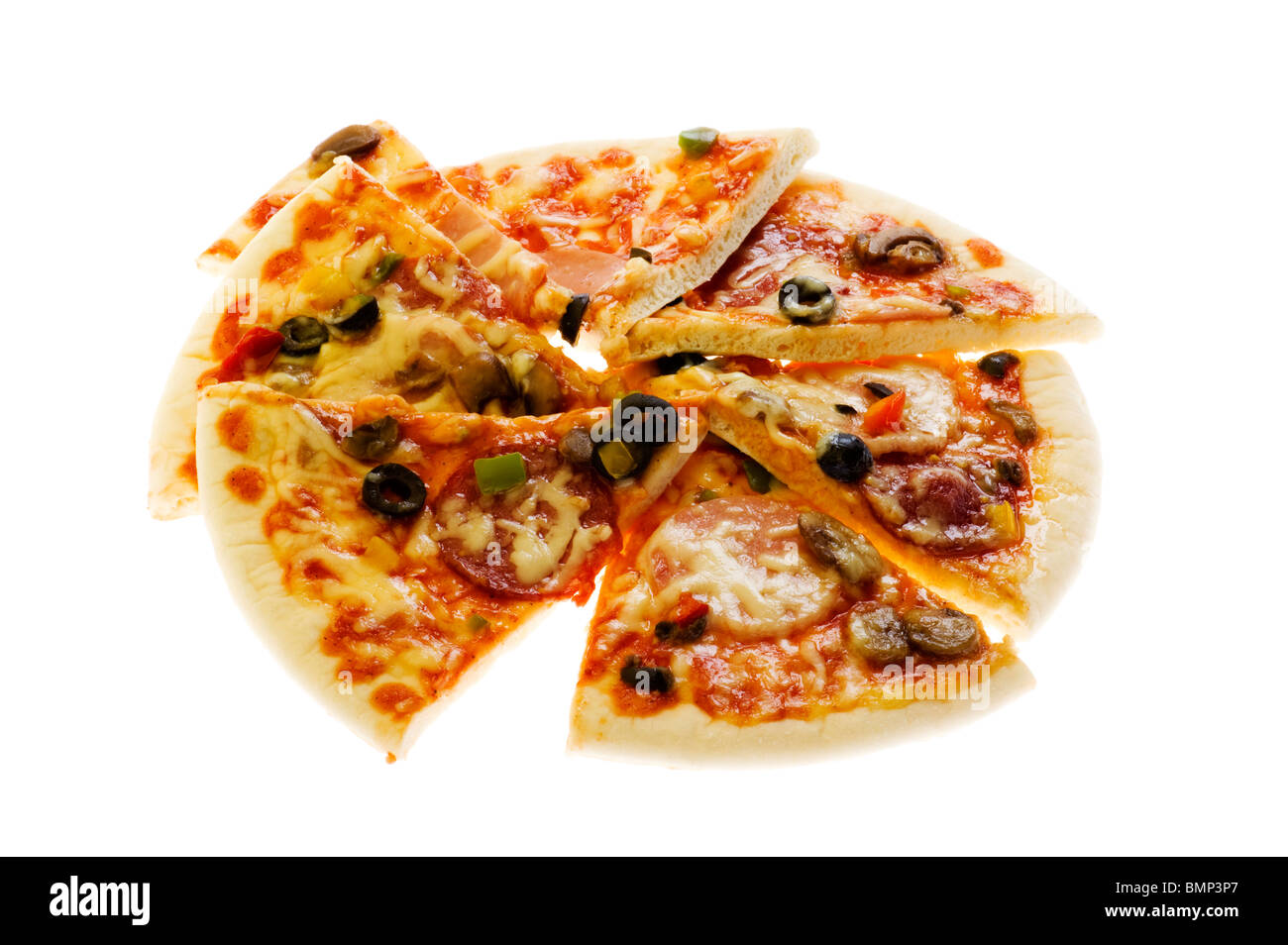 Pizza cooking ingredients on Cut Out Stock Images & Pictures - Alamy