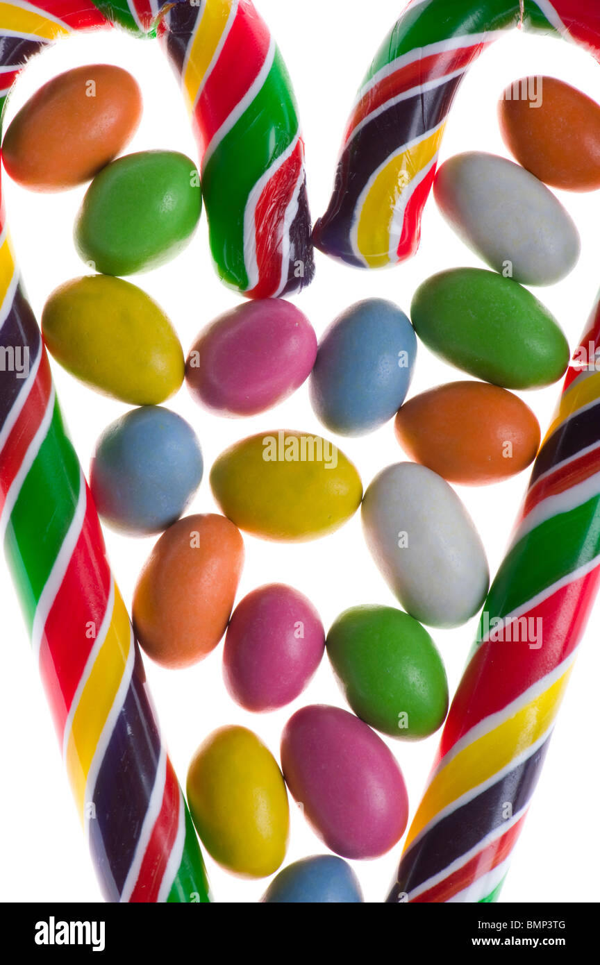 object on white - food Sweet candy close up Stock Photo - Alamy
