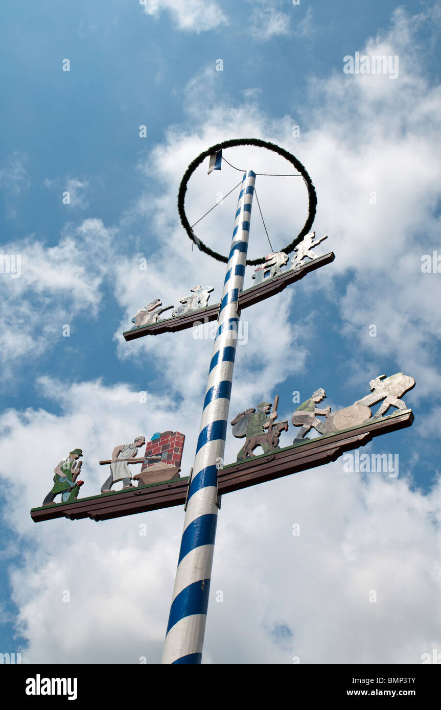 Bavarian maypole hi-res stock photography and images - Alamy