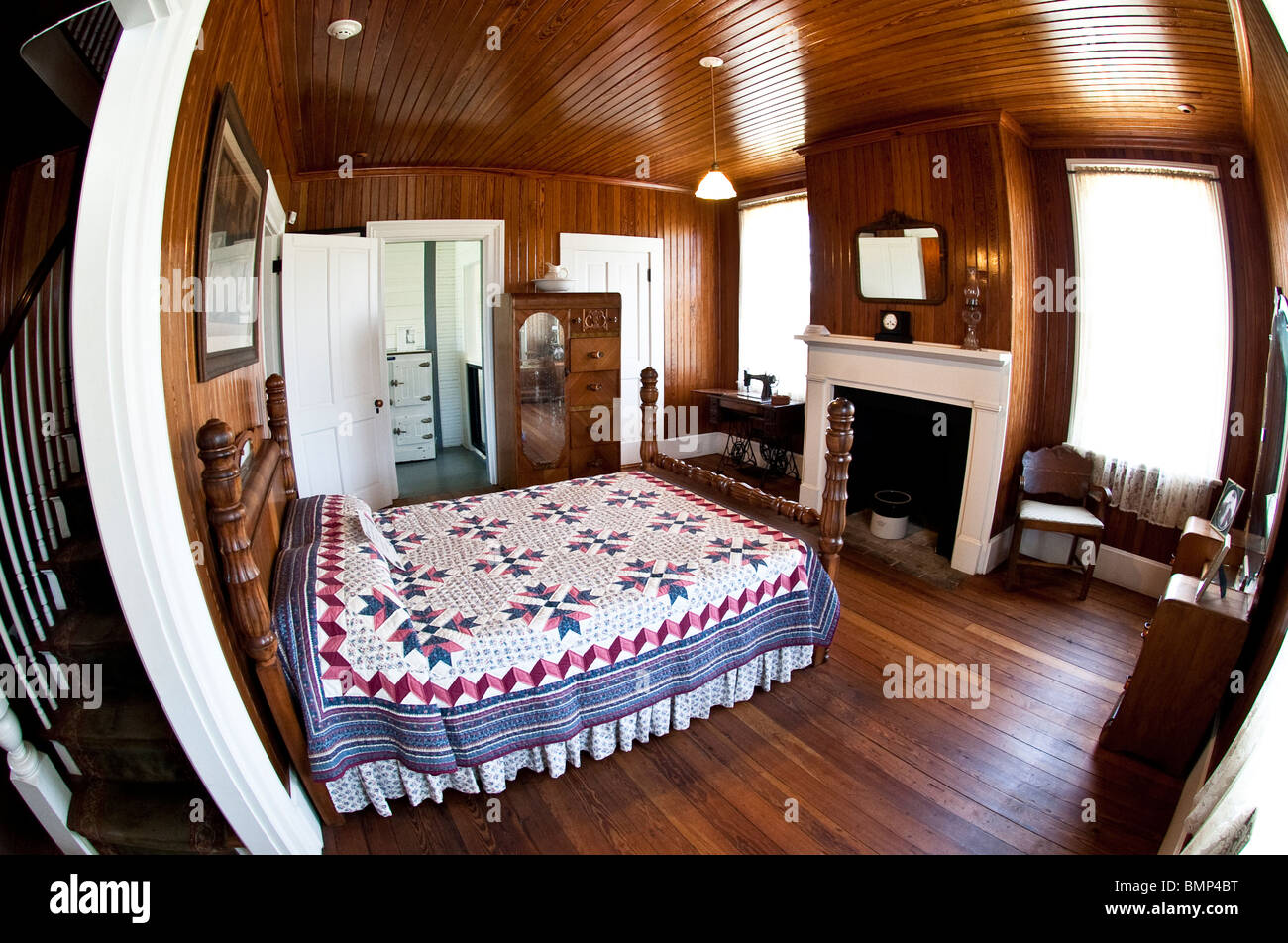 Interior view of the Head Keeper's House of Tybee Island Lightstation ...