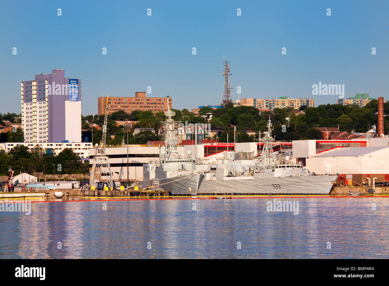 The HMCS Toronto at the HMC Dockyard which is part of Canadian Forces ...