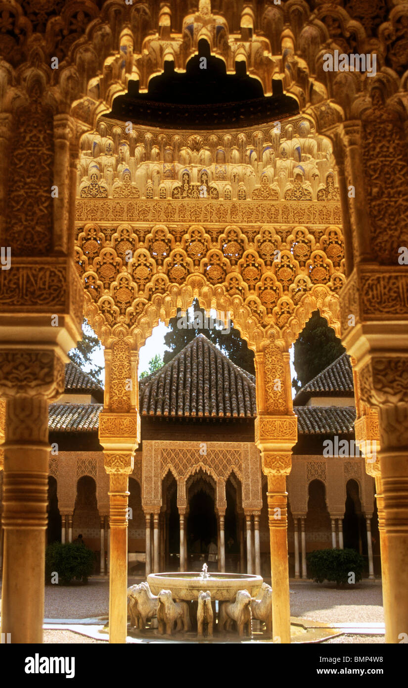 Alhambra complex building in Granada Spain Stock Photo - Alamy