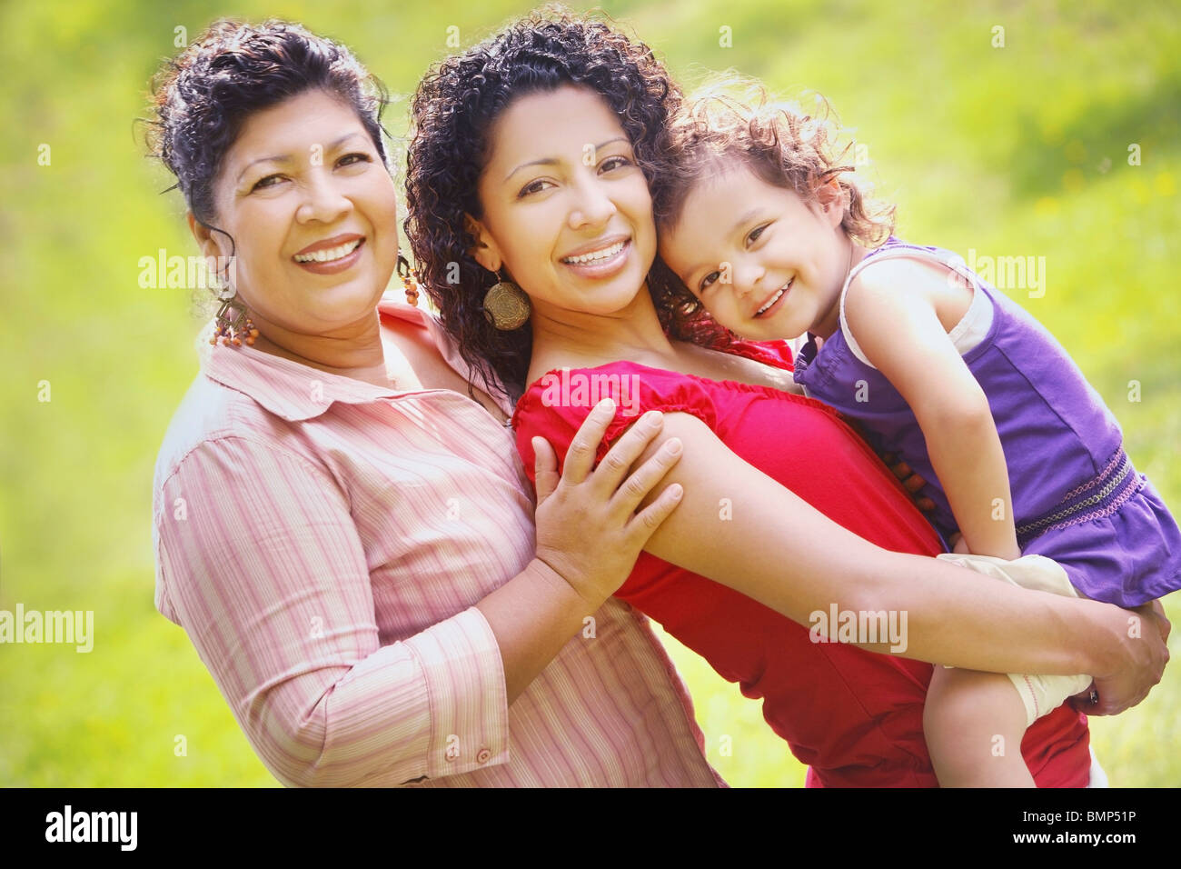 Edmonton, Alberta, Canada; Three Generations Of Women Stock Photo - Alamy