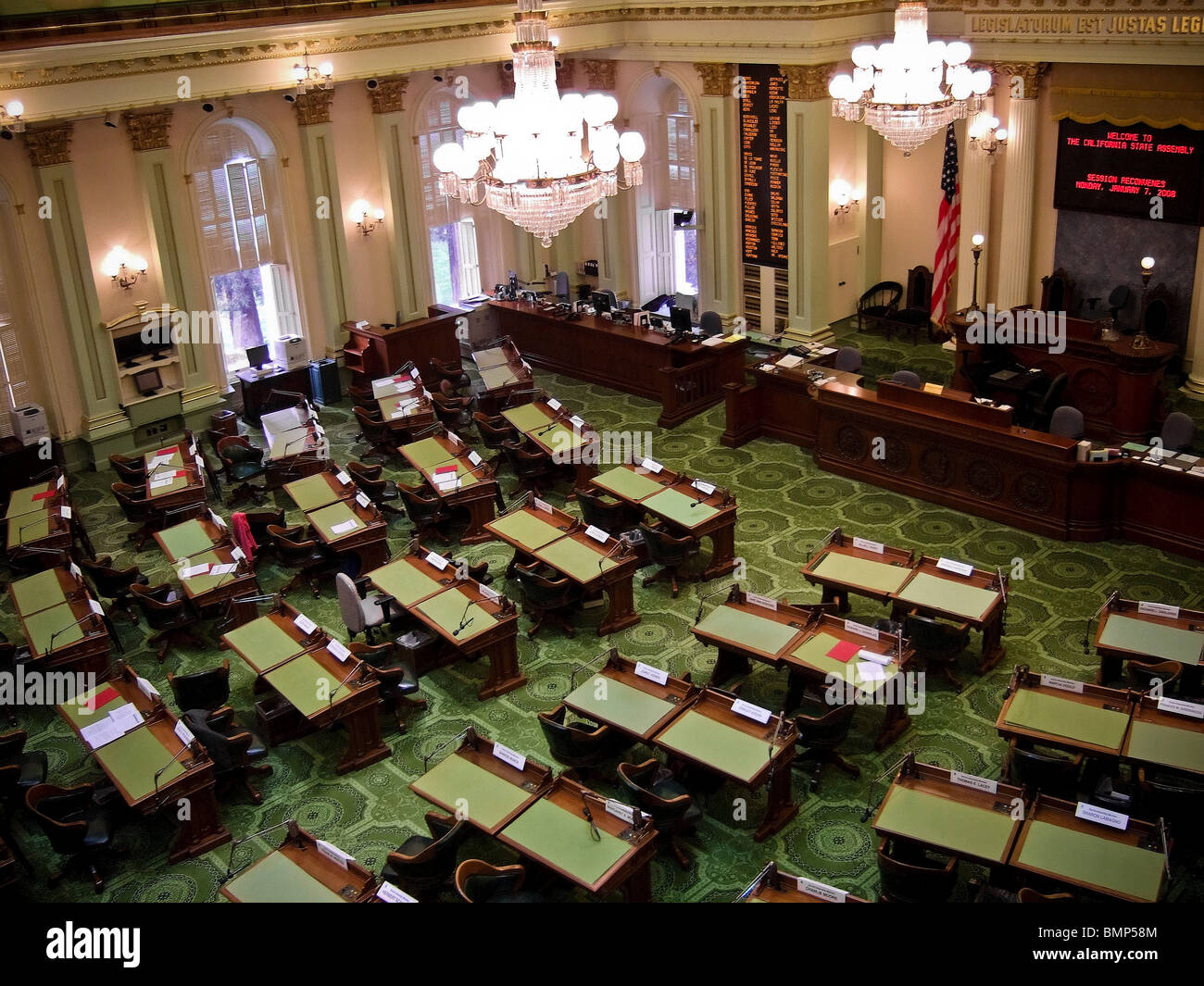 The California Assembly Chamber is the Calfiornia State Capitol ...