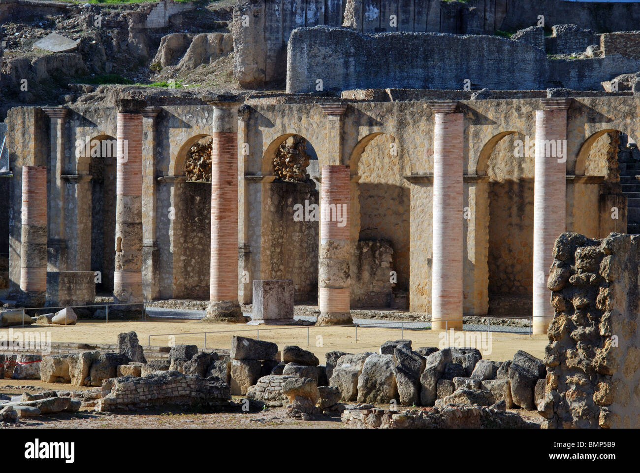 Seville roman columns hi-res stock photography and images - Alamy