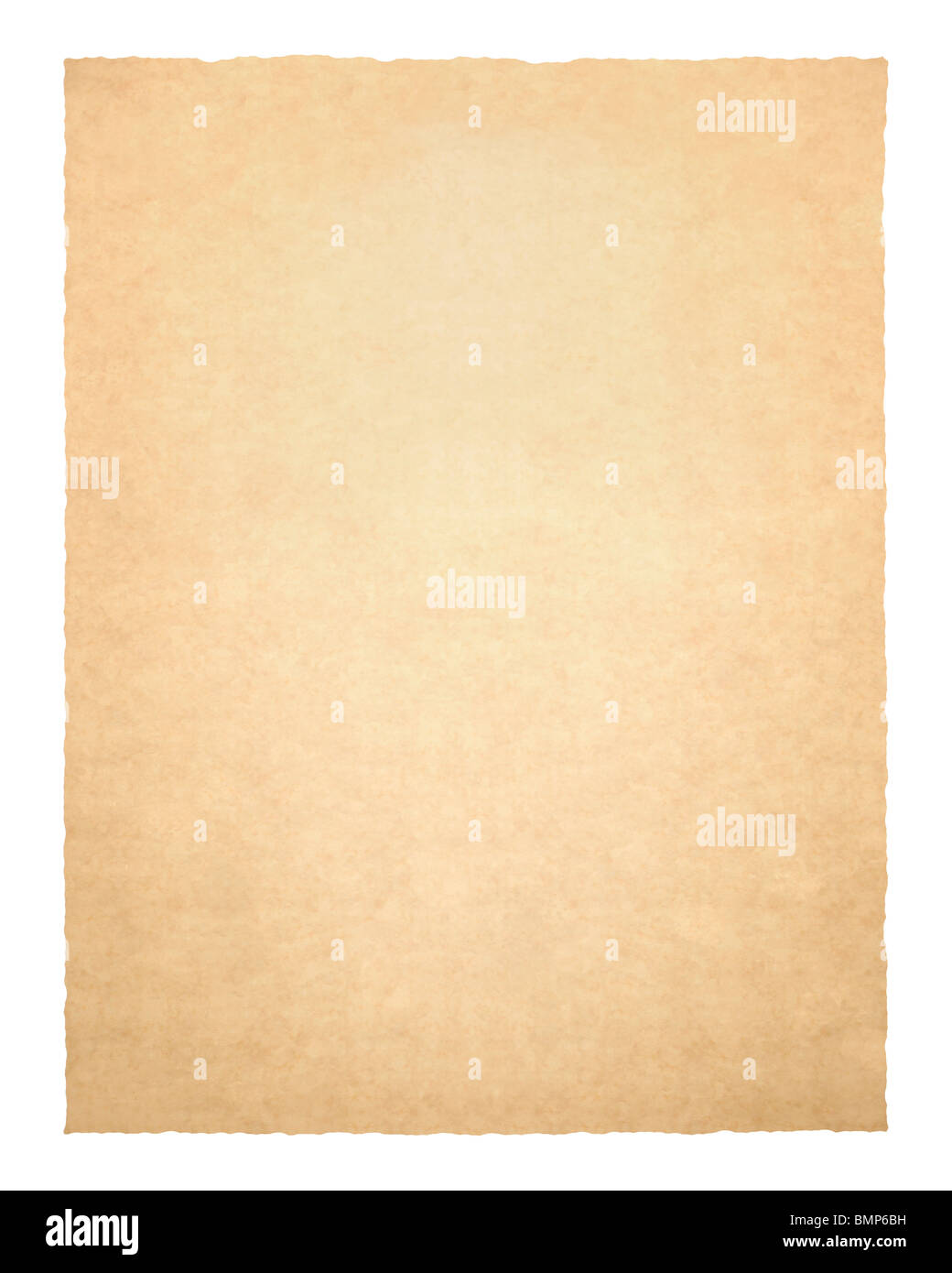Old piece of paper isolated against a white background Stock Photo - Alamy