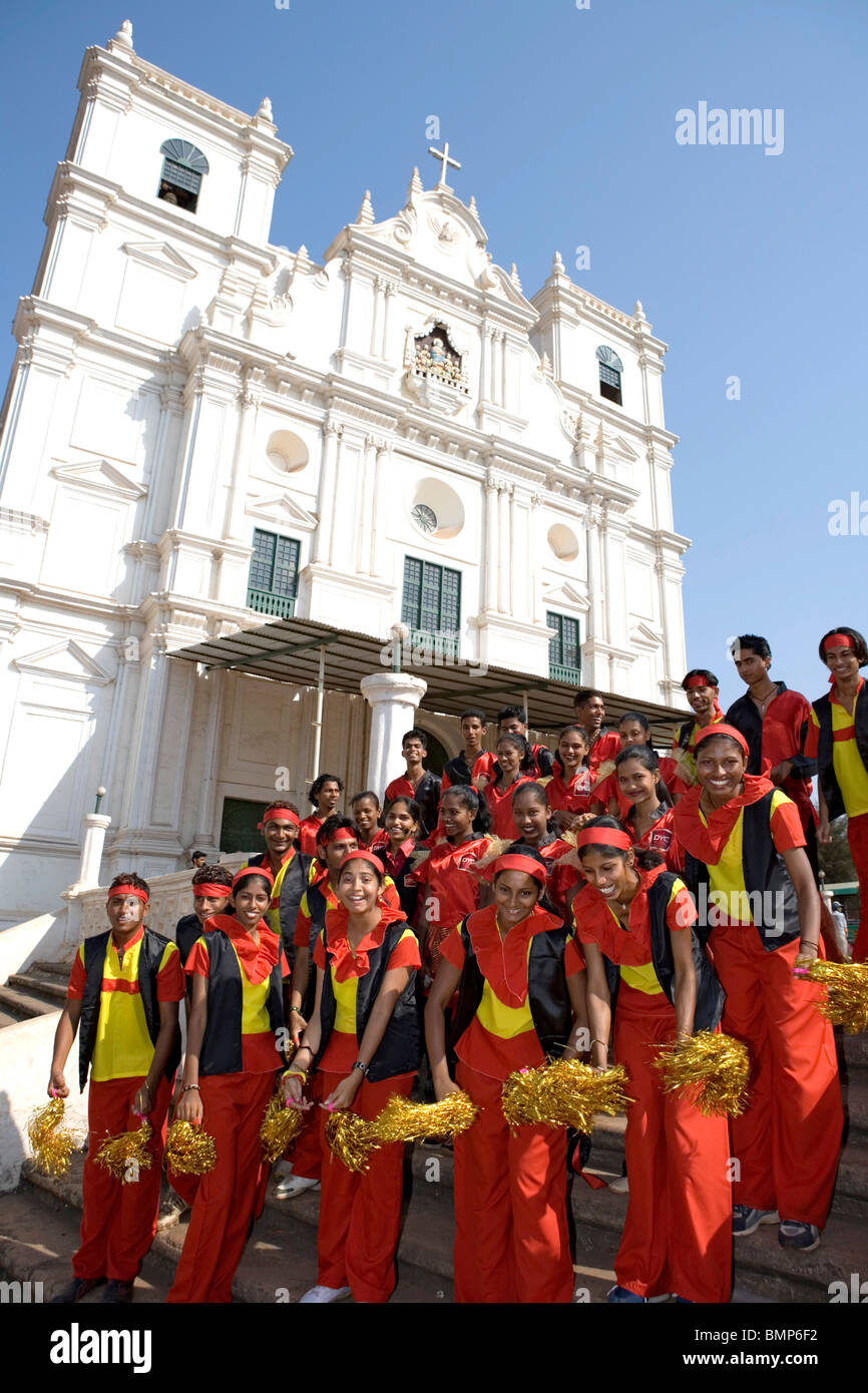 Carnival at holy spirit church ; Margaon ; Goa ; India Stock Photo - Alamy
