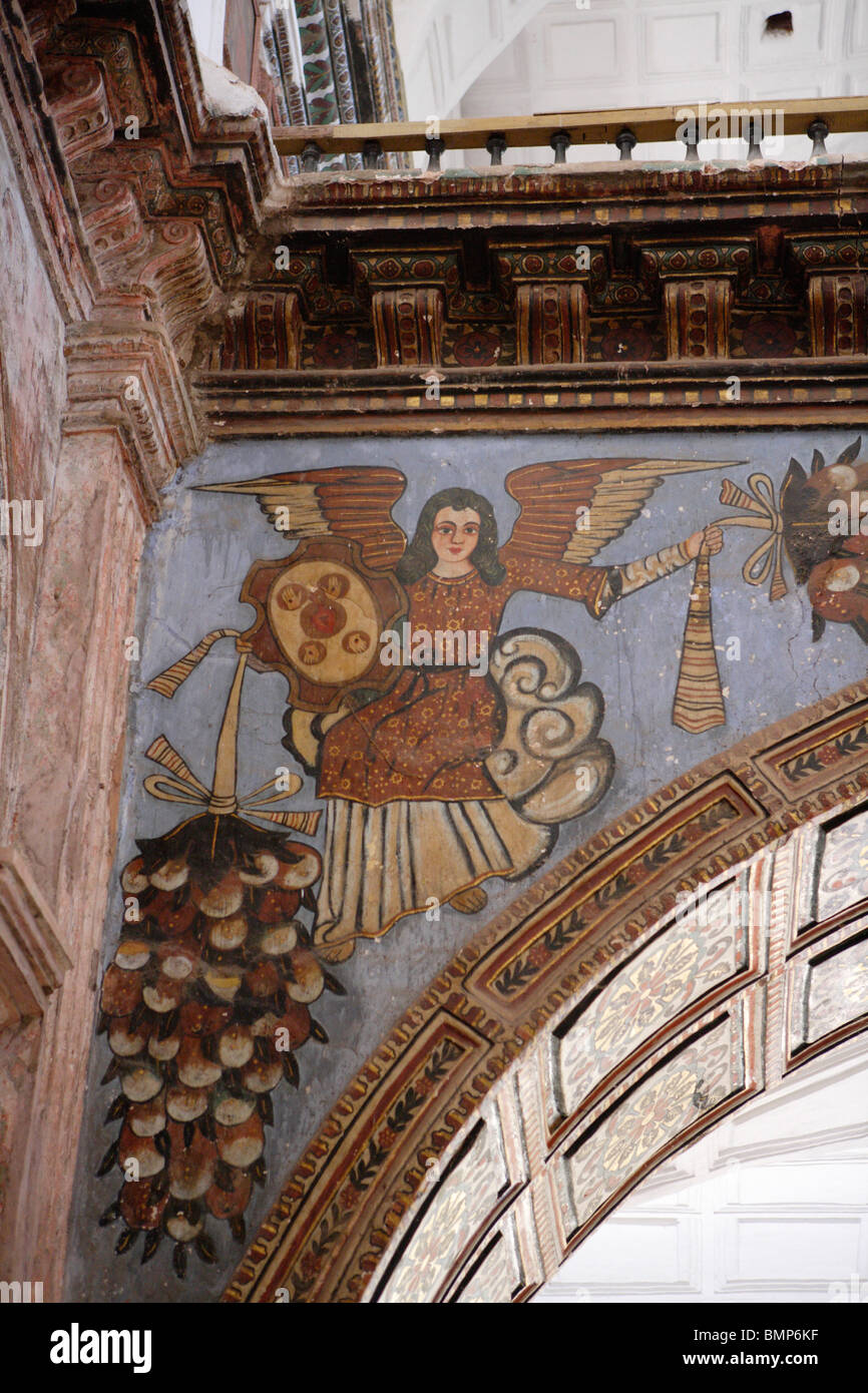 Angels Heralding Plenty Fresco Detail ; Church Of St. Francis Of Assisi ...