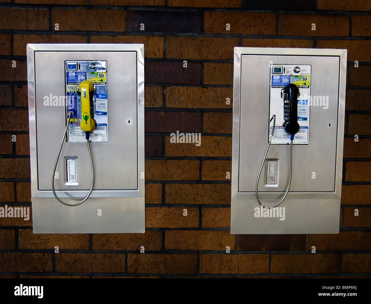 Public telephones on wall hi-res stock photography and images - Alamy