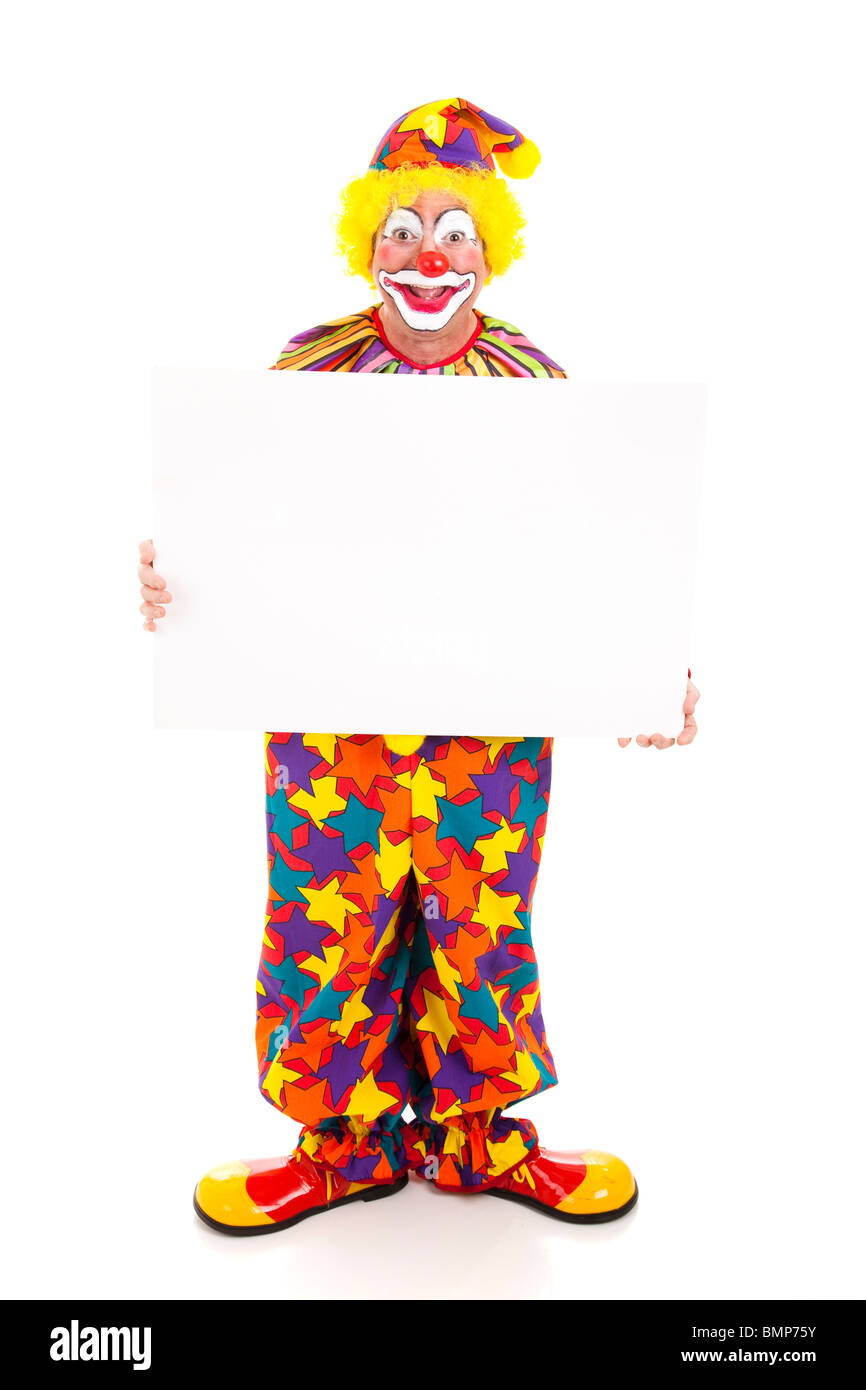 Happy clown full body hi-res stock photography and images - Alamy