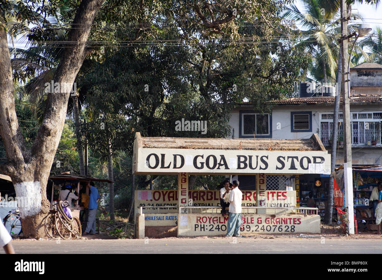 Bus Stop ; Public Transport ; ; UNESCO World Heritage Site ; Old Goa ...