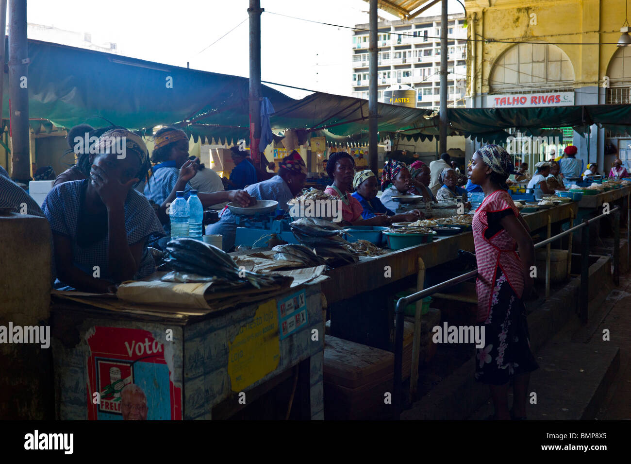 In the central market of Maputo, Mozambique Stock Photo - Alamy