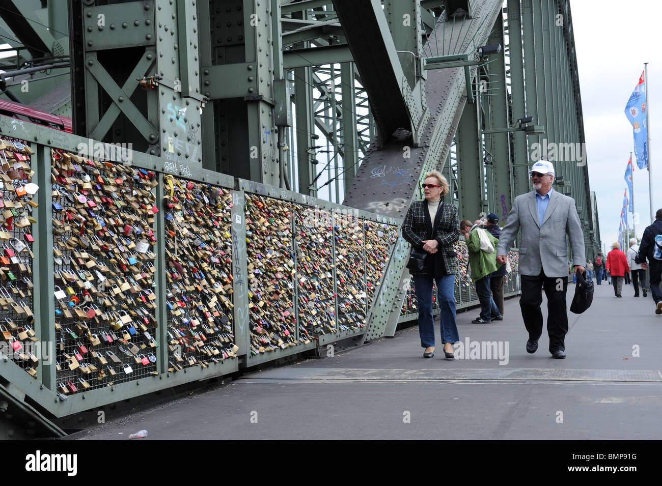 Love locks on the Hohenzollern Bridge in Cologne, Germany Koln ...