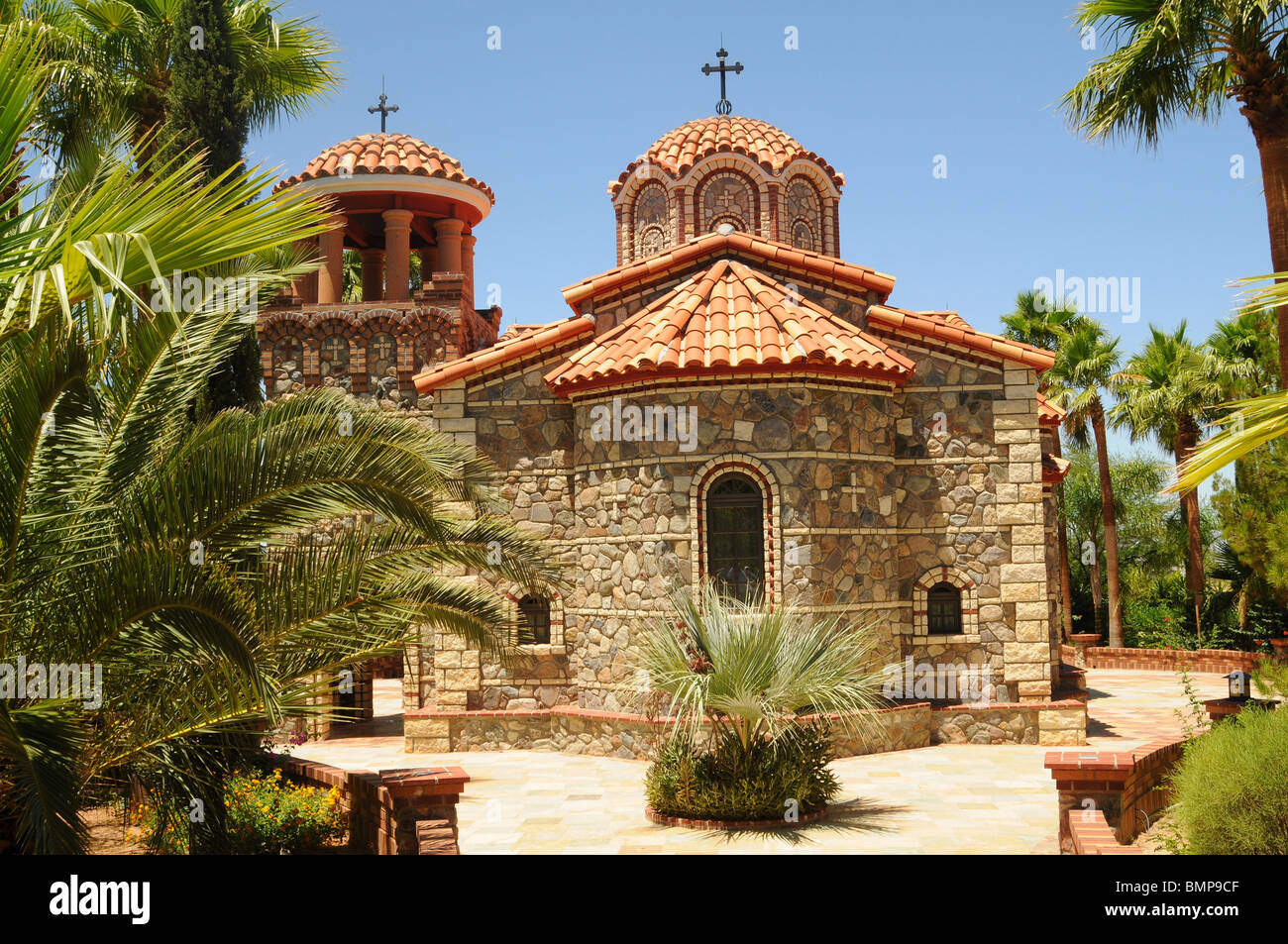 Greek Orthodox church St. Elijah at St. Anthony's Monastery in Arizona ...