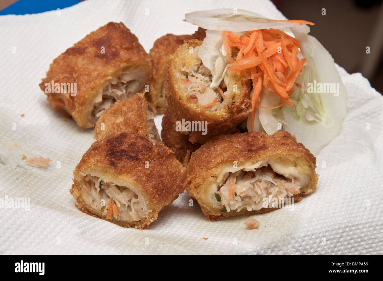 hakien,Chinese style rolls stuffed with vegetables or meat Stock Photo ...