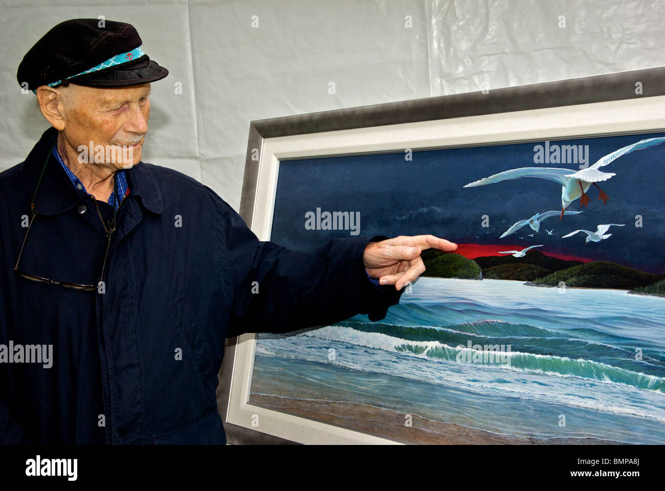 Super realism artist Len Gibbs founding painter of the annual Painters ...