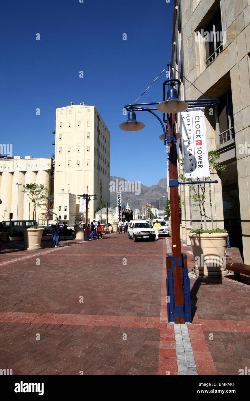 Clock Tower bus stop and The Grain Elevator Cape Town Docks, South ...